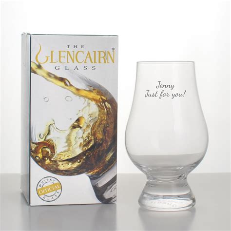 Personalised Glencairn Whisky Tasting Glass Engraved Whisky Nosing And Tasting Glass 10816 A