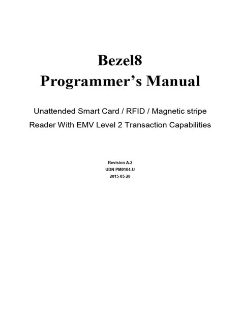 bezel8 programmer s manual rev a pdf emv public key certificate