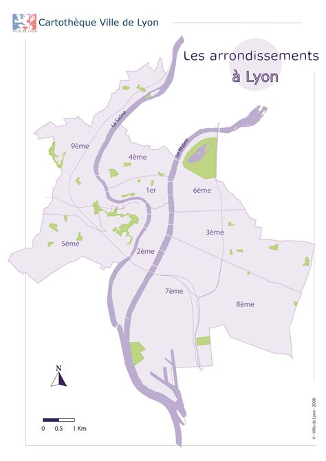 Arrondissements Et Quartiers Espace Cartographique De Lyon Fr