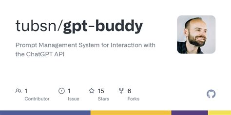 GitHub Tubsn Gpt Buddy Prompt Management System For Interaction With