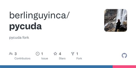 GitHub Berlinguyinca Pycuda Pycuda Fork