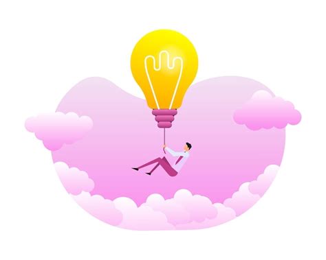 premium vector business idea idea creative finding solution vector