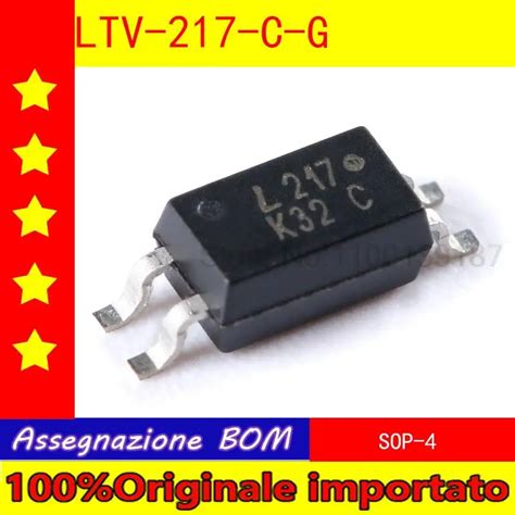 50pcs Lot New Original LTV SOP 4 217 C G Packaging Photoelectric