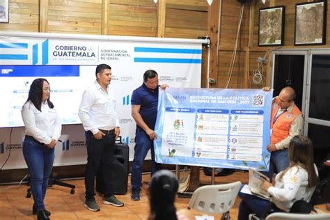 Dan seguimiento a la Política Nacional de Seguridad Alimentaria y Nutricional en Izabal