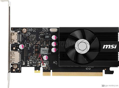 Msi Geforce Gt 1030 4gd4 Lp Oc Benchmark And Specs
