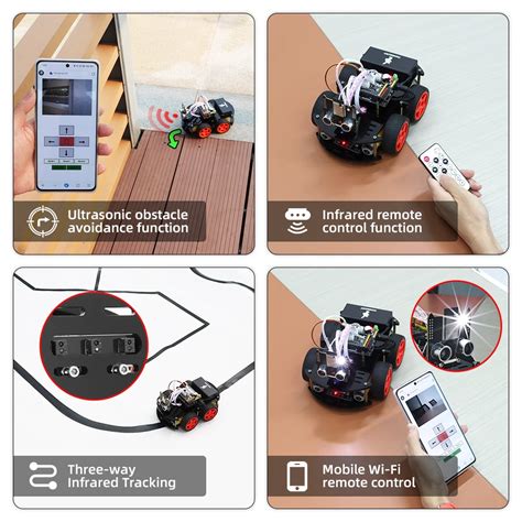 tscinbuny kit de robot intelligent tournesol ensemble de robots