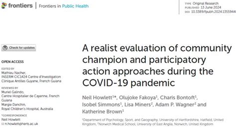 Neil Howlett On Linkedin Our Open Access Paper Was Published This Week