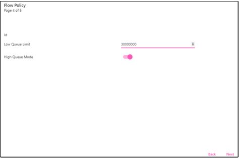 Creating A Flow Policy In To Out