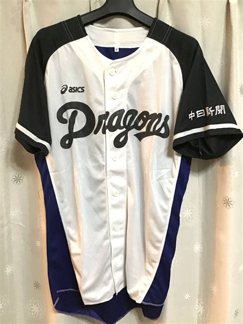 Yahooオークション 美品【asicsアシックス】中日ドラゴンズサード