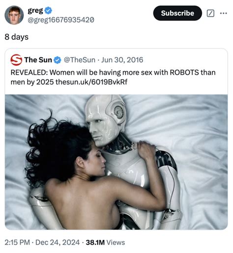 Why Are People Joking About Having Sex With Robots In The Viral News Headl Know Your Meme