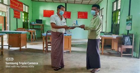 အင်တောမြို့တွင် အခြေခံအိမ်ထောင်စု ၁၁၆ စုအား ထောက်ပံ့ငွေများ လက်ဝယ်အရောက