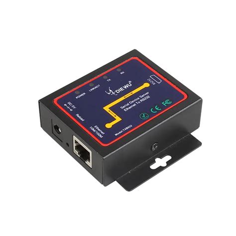₩51295에서 Diewu 직렬 장치 서버 Db9 Rj45 Rs232 이더넷으로 Rs232 Tcp Ip 서버 모듈 통신