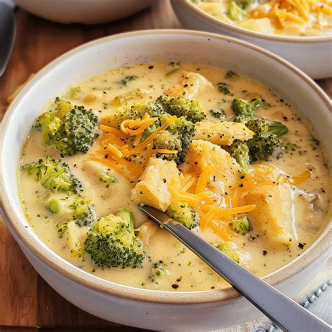 Slow Cooker Broccoli Cheddar Soup Recipe
