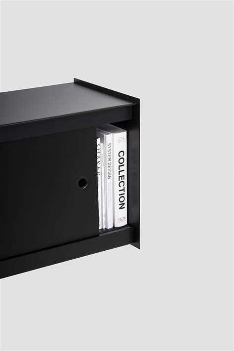 PliÉ Wall Mount Shelf With Sliding Doors By Util Analograum