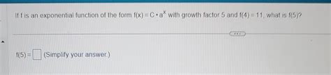 solved if f is an exponential function of the form f x c⋅ax