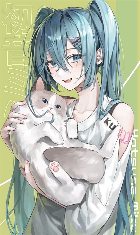 Cat And Miku Rhatsune
