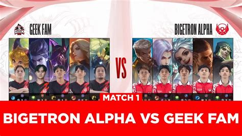 GEEK FAM VS BIGETRON ALPHA MPL SEASON 12 GAME 1 MPLINDONESIA