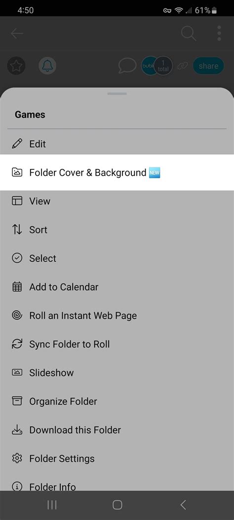 Changing Your Folder Cover And Background Bublup