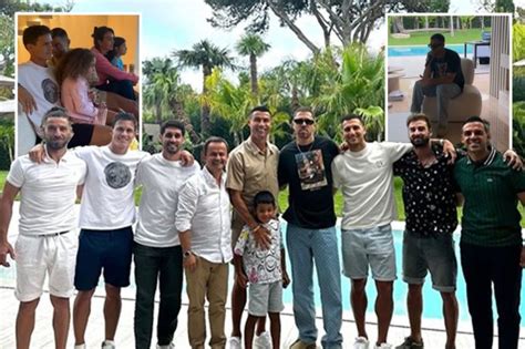 Cristiano Ronaldo Links Up With Former Man Utd Team Mate On Holiday As