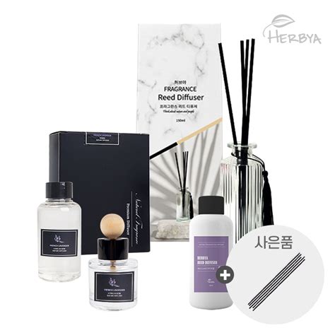 허브야 디퓨저 선물세트 150ml 리필용액 우드스틱디퓨저 전 소비자 사은품 증정 티몬