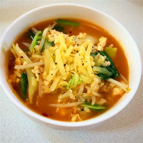 簡単！5分でdietプチっとキムチ雑炊 By Mizuki72 【クックパッド】 簡単おいしいみんなのレシピが395万品