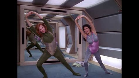 Stretching With Beverly And Troi In High Def 1080p Youtube
