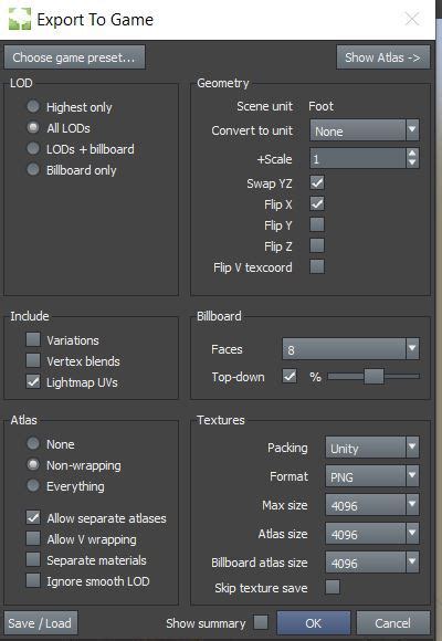 strange artifacts on trees speedtree forum