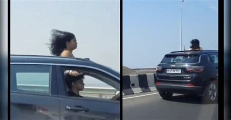 Traffic Police Challan For Getting Out Of Car Sunroof Car Sunroof से