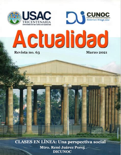 Revista Las Clases en Línea DiCunoc CUNOC