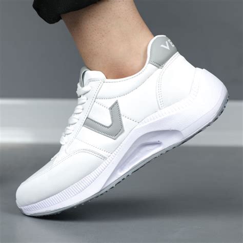 قیمت و خرید کتونی دخترانه وجا سفید طوسی