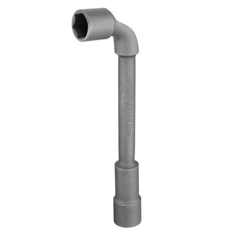 Uxcell L Shaped Angled Socket Spanner 22mm Cr V Double Ended Metric Hex 6 Point Tubular Socket