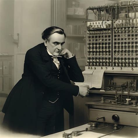 Premium Ai Image Charles Babbage