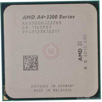AMD A4-3300 Specs | TechPowerUp CPU Database
