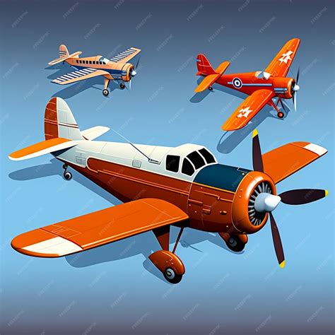 Premium Ai Image Plane Vector Illustration Taking Flight Majestic