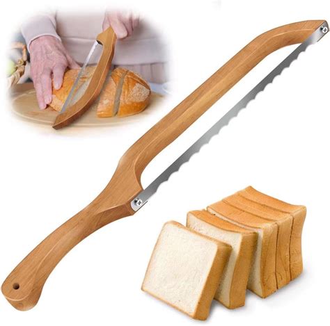 Xdggcsy Bread Knife For Homemade Bread 16 Bread Knife Wooden Bread Slicer Bread