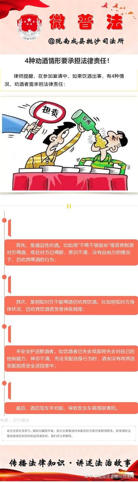 4种劝酒情形要承担法律责任！ 知乎