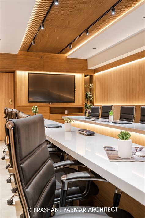 Modern Office Interior In Ahmedabad Designed By Prashant Parmar Architect