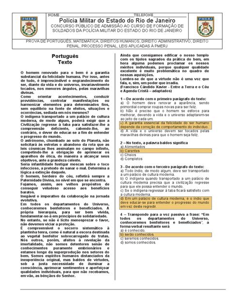 5 Gabarito Simulado Pmerj Pdf