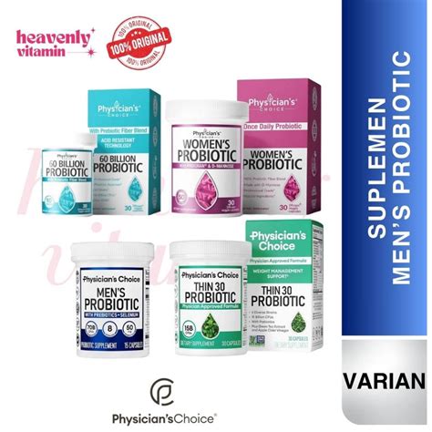 Jual Physician S Choice Probiotic 60 Billion CFU Men Women 30