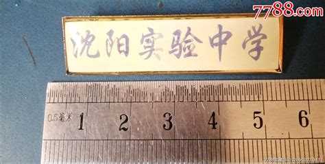 沈阳实验中学—校徽。。校徽毕业章图片价值收藏交易7788小人书