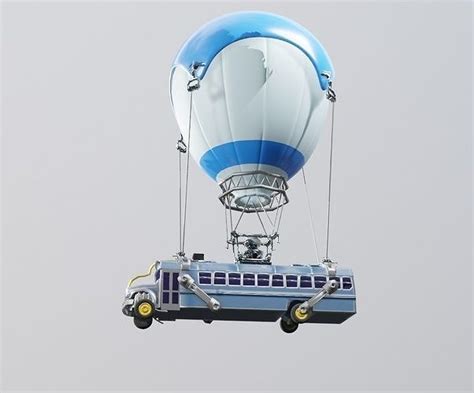 Fortnite Battle Bus 3d Model Fortnite Battle Bus