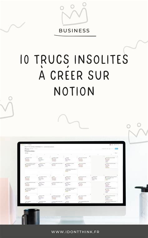 Notion Est Un Outil Dorganisation Ultra Personnalisable Qui Peut Tre