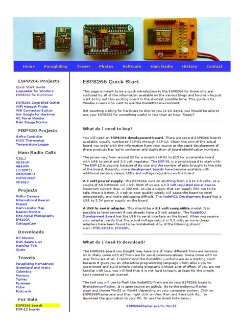 Esp8266 Quick Start Guide Getting Started With Programming And