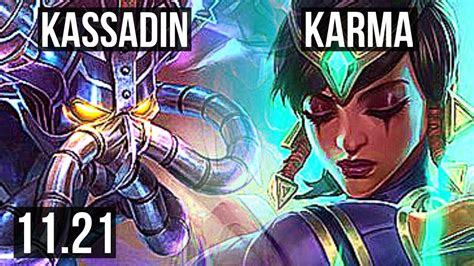 Kassadin Vs Karma Mid 13213 Legendary 1100 Games Euw Master
