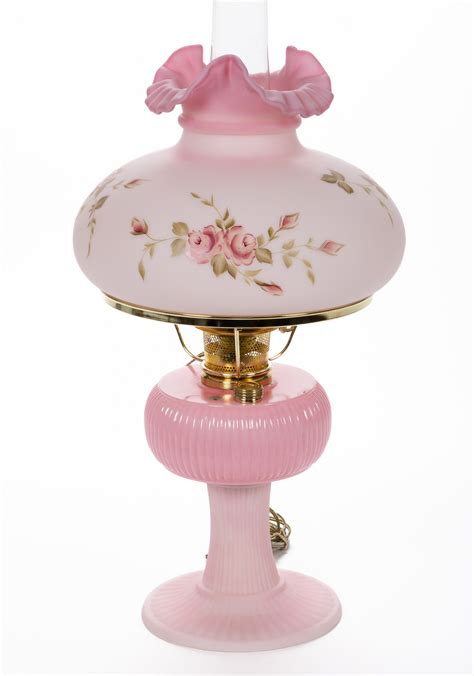 Aladdin Fenton Grand Vertique Kerosene Stand Lamp Sold At Auction On