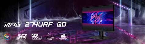 Msi Mpg Urf Qd Uhd Hz Flat Gaming Monitor Msi Us Official Store