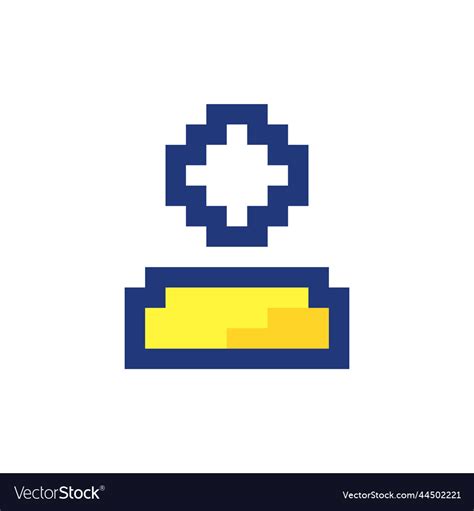 Profile Page Pixelated Rgb Color Ui Icon Vector Image