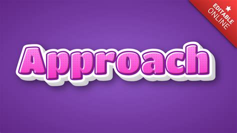Approach Text Effect Generator Textstudio