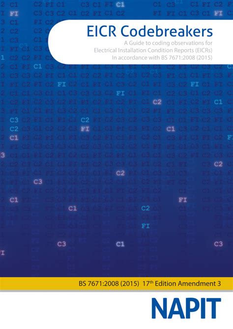 Napit Releases Industry Leading All New Publication Eicr
