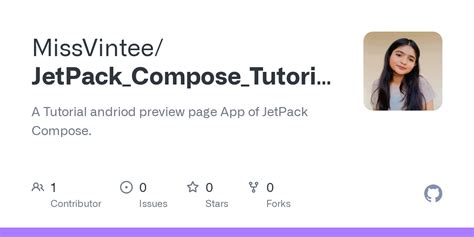 Github Missvintee Jetpack Compose Tutorial A Tutorial Andriod